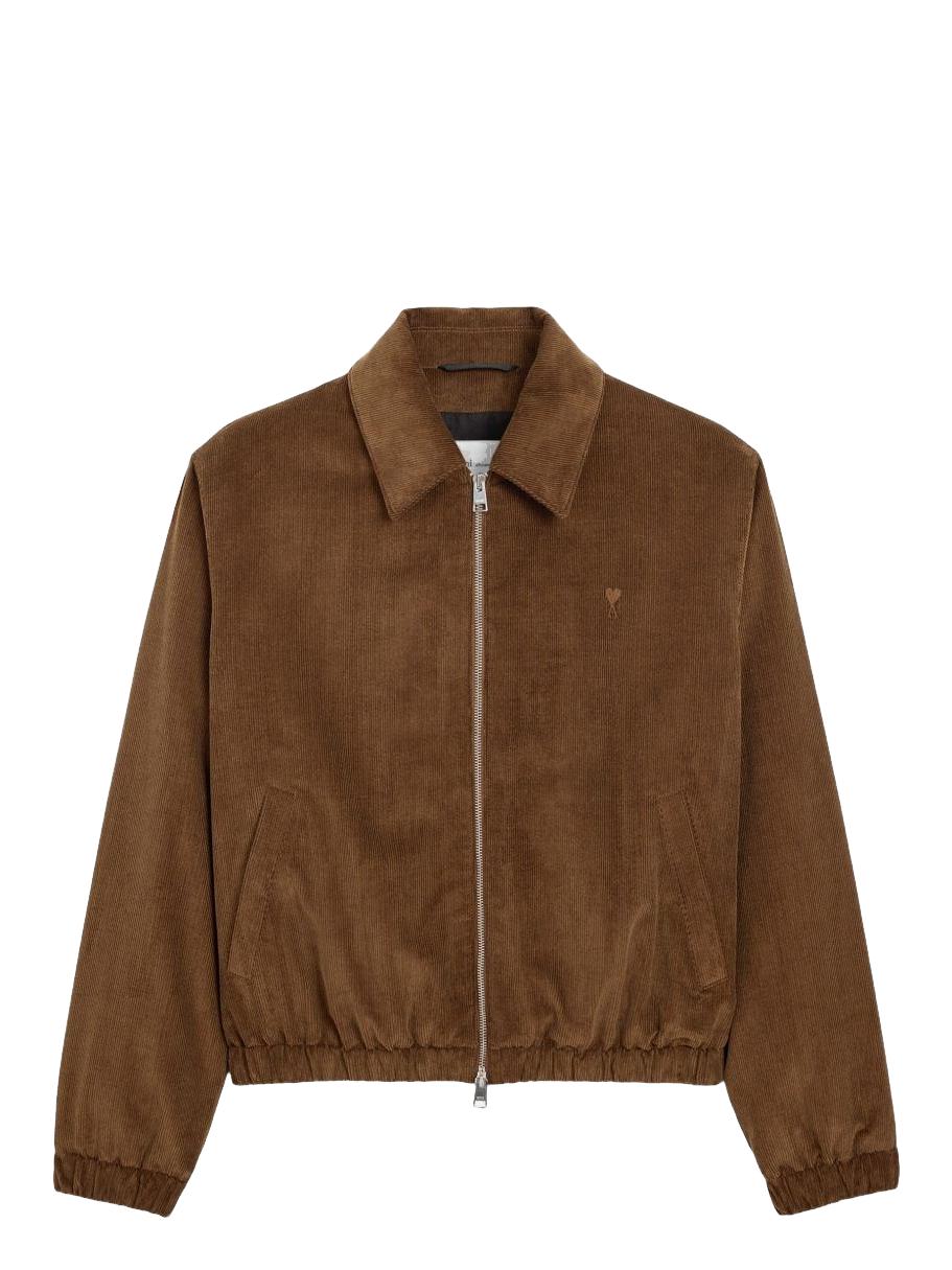 AMI Ami Paris Velvet Cotton Blouson Jacket