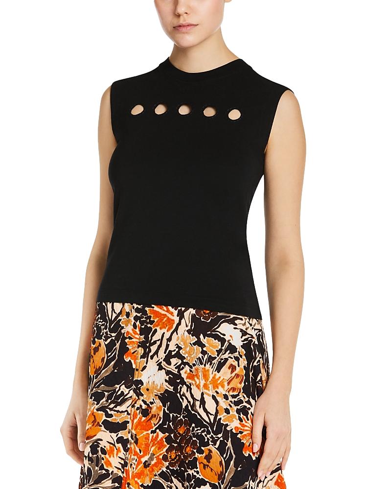 MARNI Marni Cotton Crewneck Cutout Top