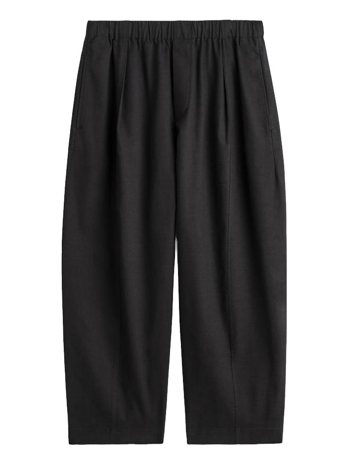 COS Cotton Cropped Relaxed-Fit Barrel-Leg Pants