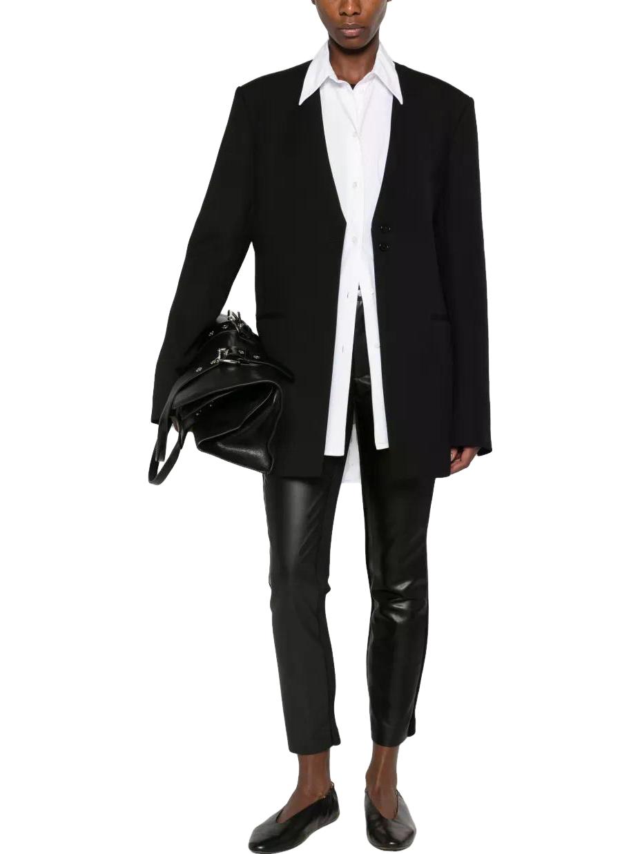 ALAÏA ALAÏA Cotton Shirt with Double-Constructed Sleeves