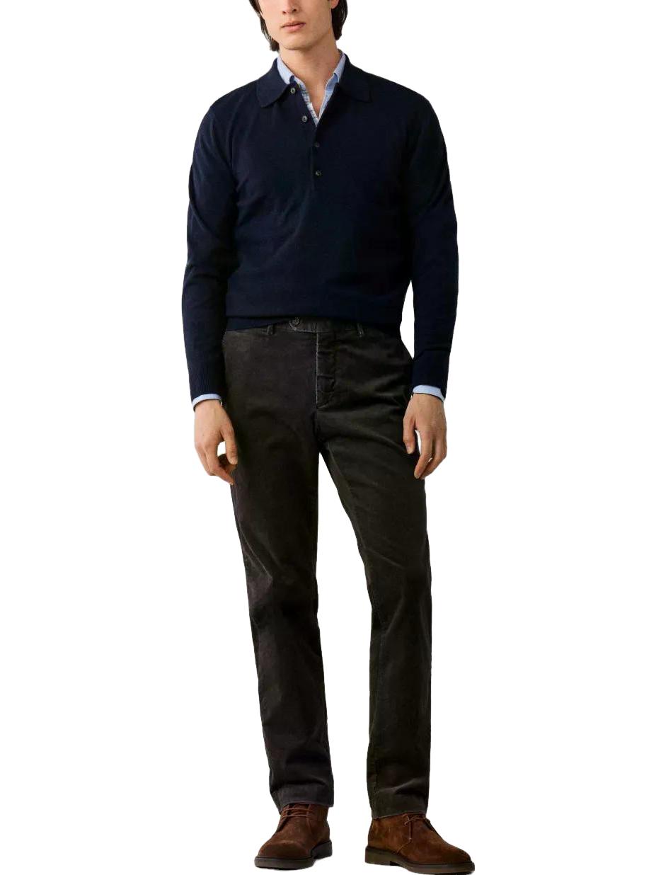 HACKETT LONDON knitted polo knit