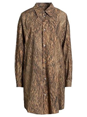 MAISON MARGIELA MM6 MAISON MARGIELA Multicolor Cotton Midi Dress