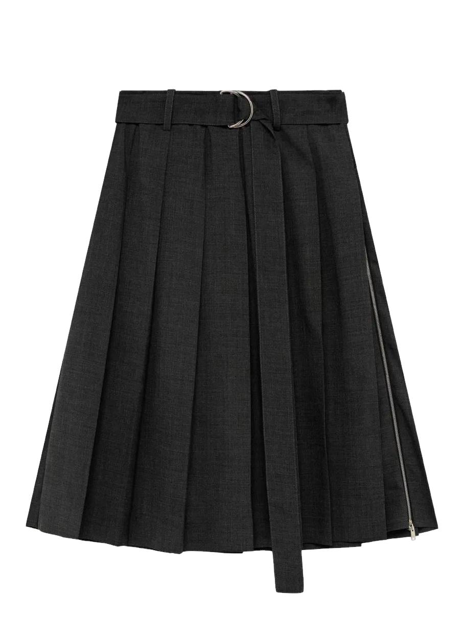 MSGM MSGM Belted Midi Skirt