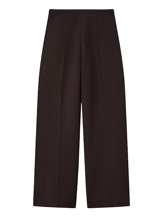 WHISTLES Whistles Wide-Leg Mid-Rise Stretch-Woven Trousers