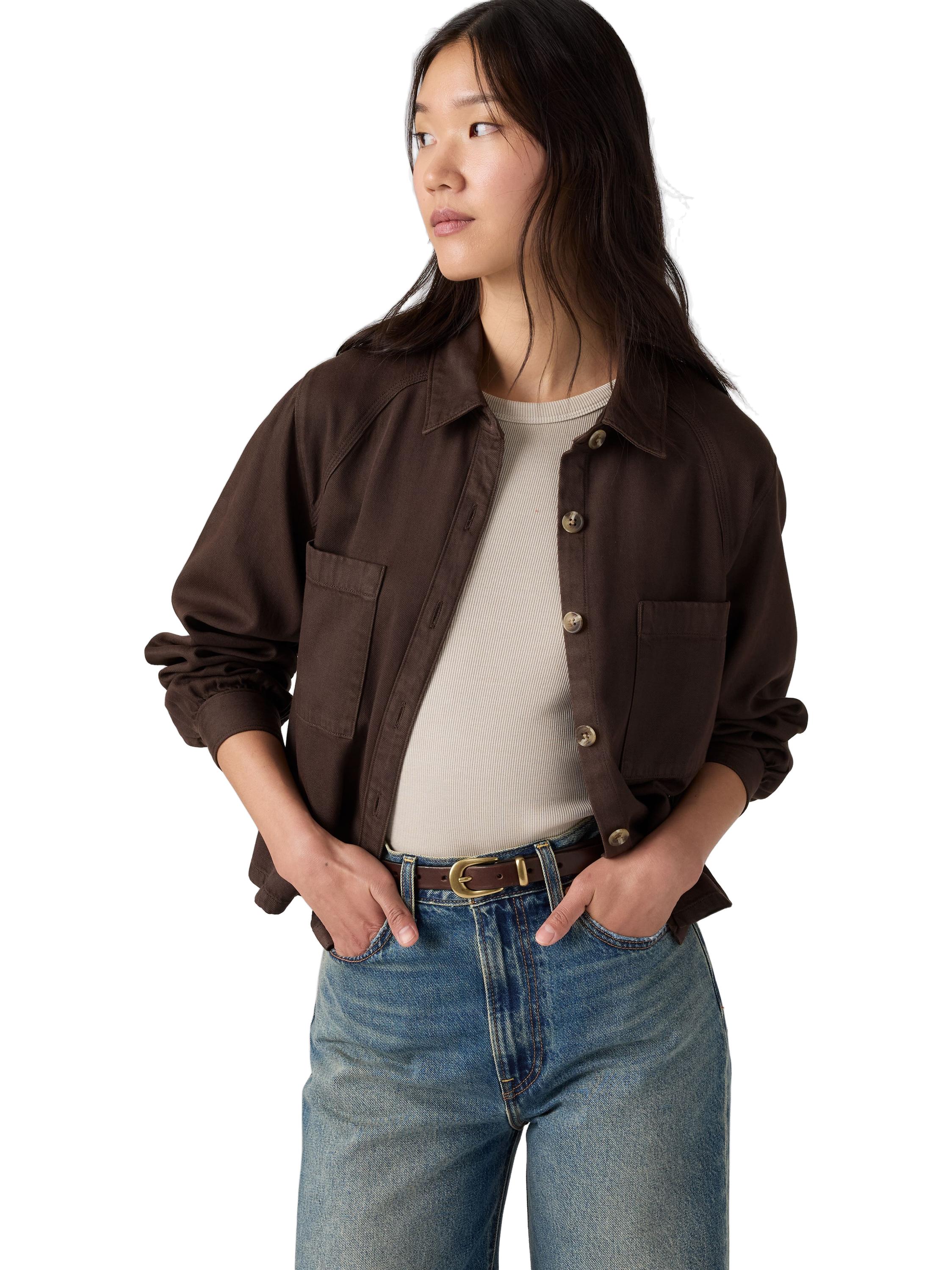 LEVI'S Levi's Tini Long-Sleeve Utility Button-Down Shirt