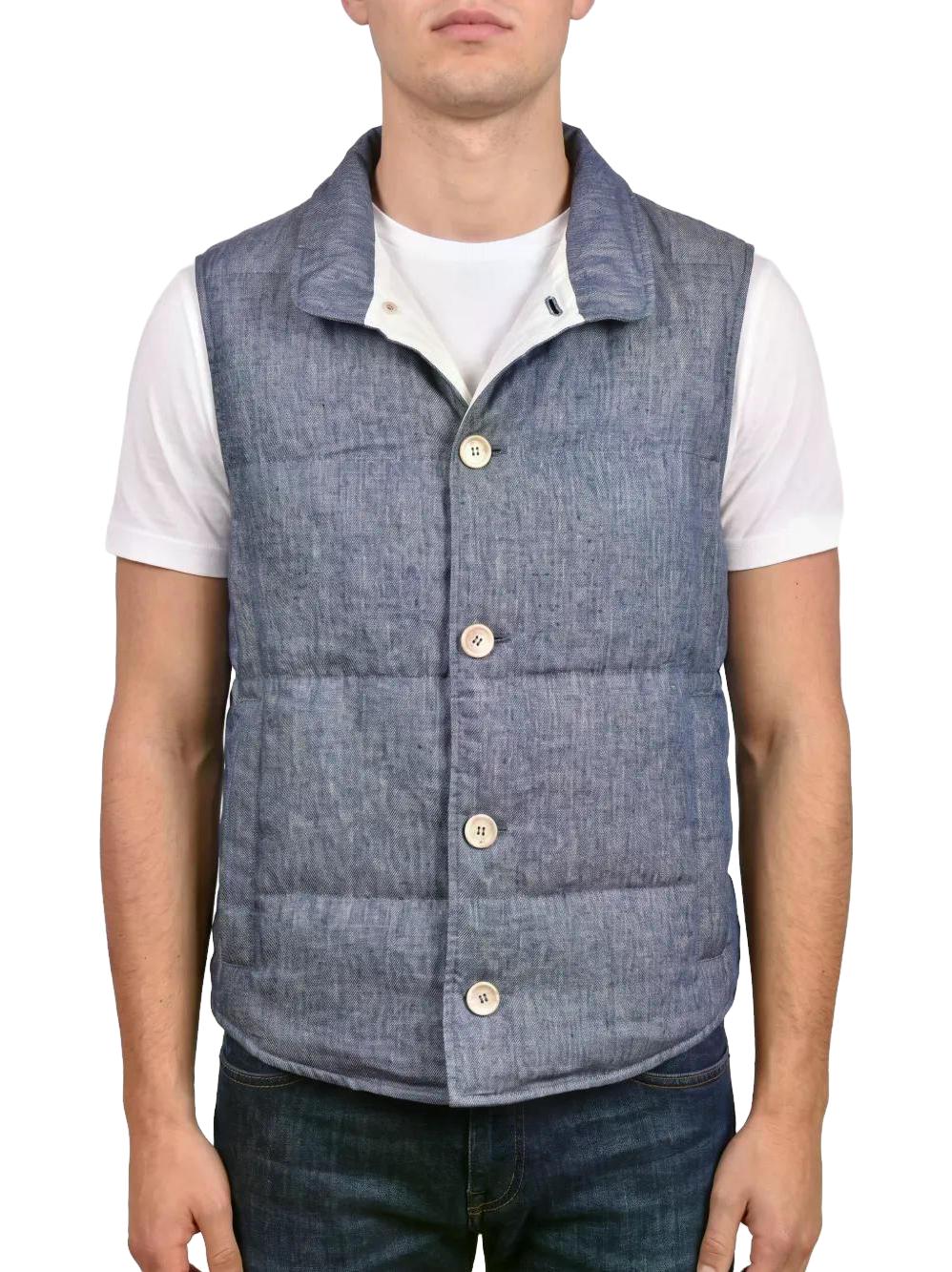 BRUNELLO CUCINELLI Brunello Cucinelli Quilted Button-Down Vest