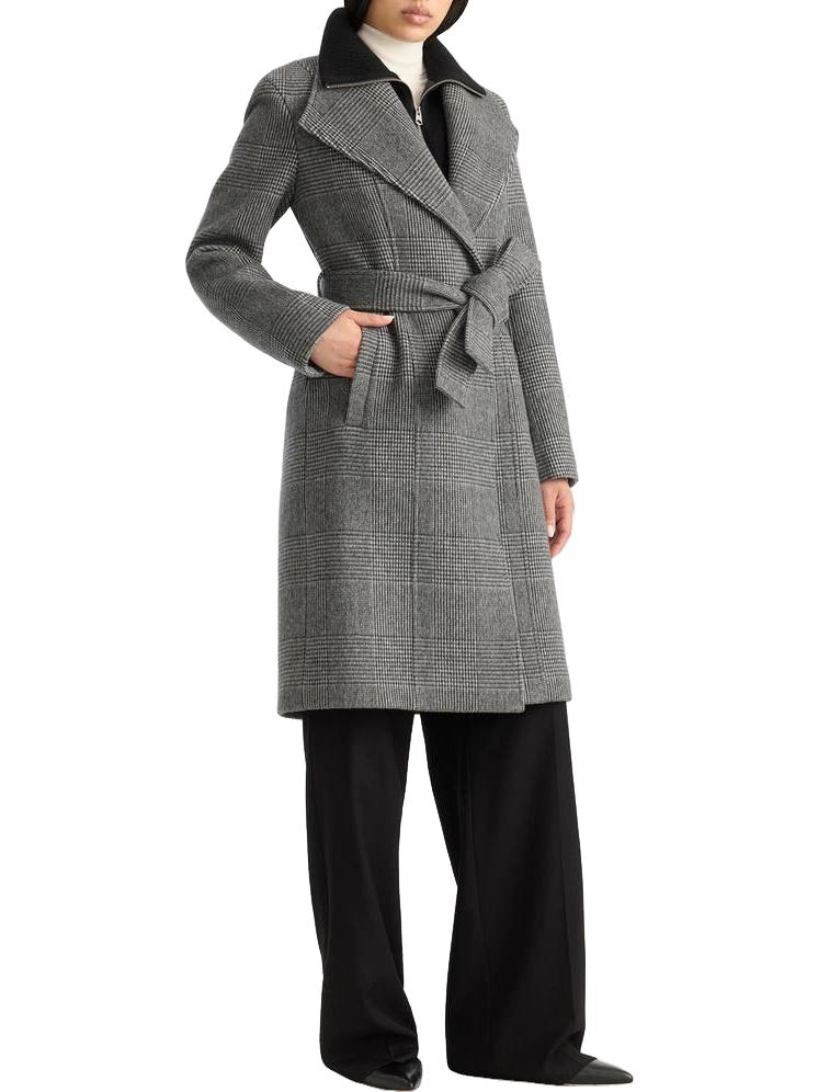 MACKAGE MACKAGE Norita Wool Coat with Integrated Bib