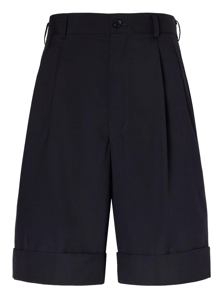 COMME DES GARÇONS COMME DES GARÇONS Pleated Wool Shorts