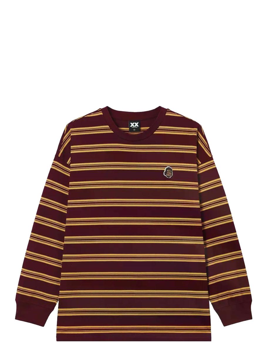 FINGERCROXX FINGERCROXX Horizontal-Stripe Long-Sleeve T-shirt