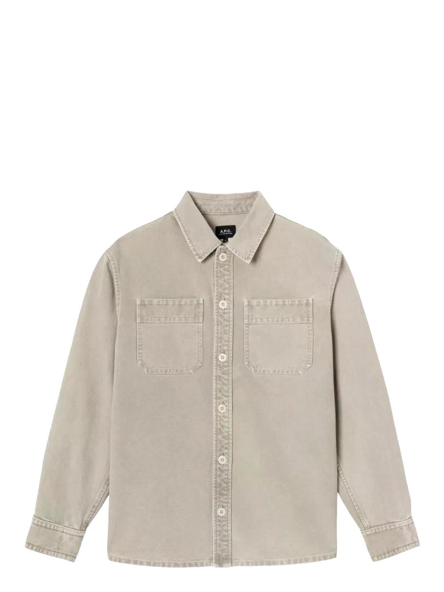 A.P.C. chest-pocket long-sleeve shirt