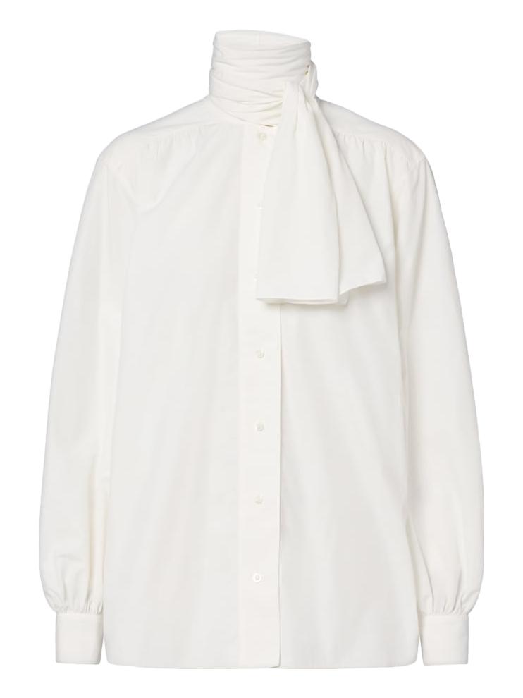 RALPH LAUREN scarf-detail blouse