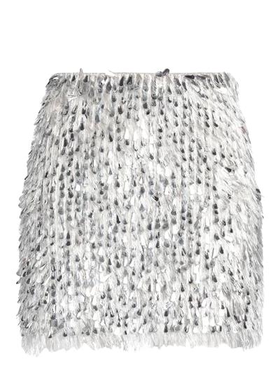 ALYSI Halter-Neck Tassel Top