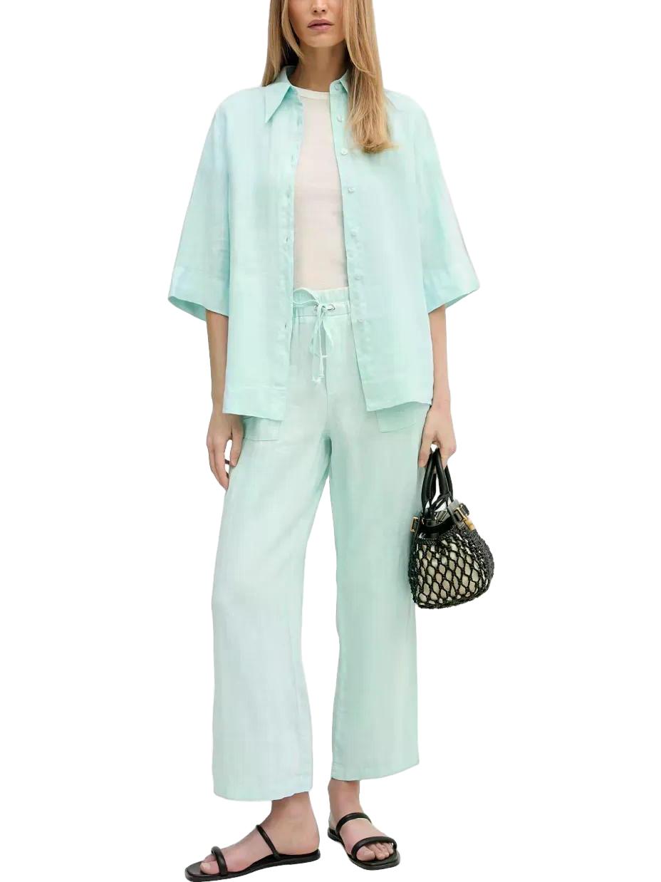 THEORY Ruffled Denim Jacket