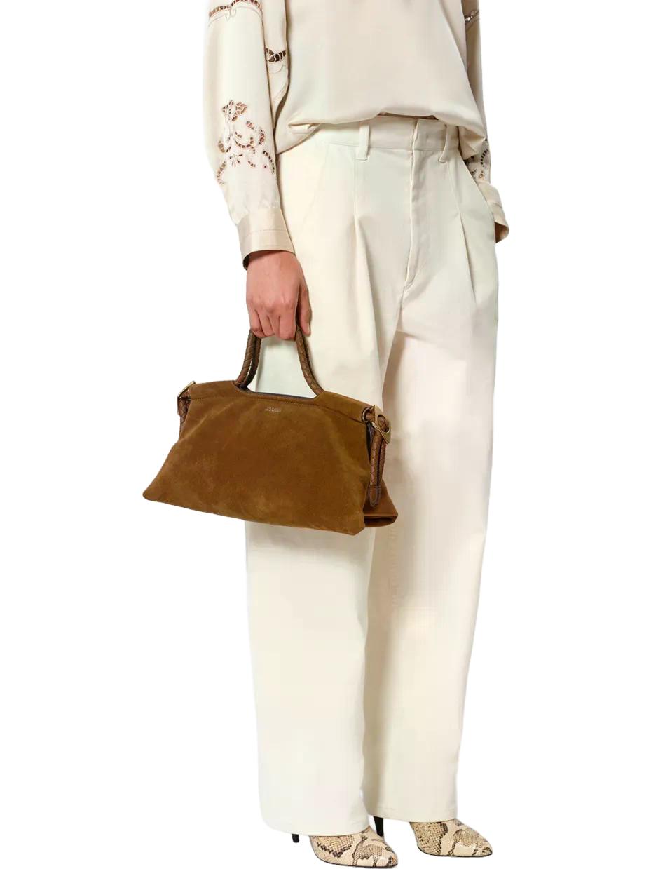 ADRIANNA PAPELL Floral Collar Semisheer Blouse