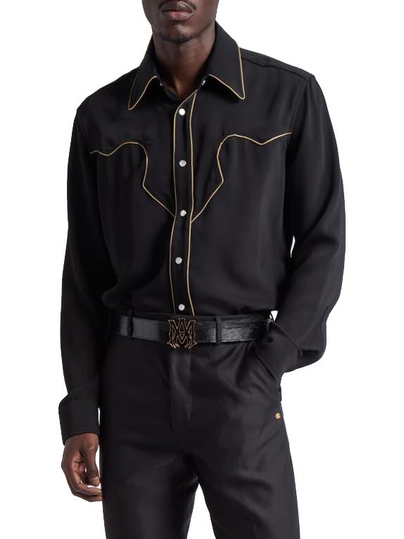 GUCCI Coated Stretch Cotton Twill Denim Pants