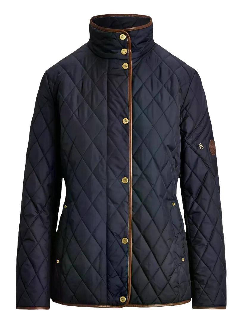 RALPH LAUREN quilted button-up jacket