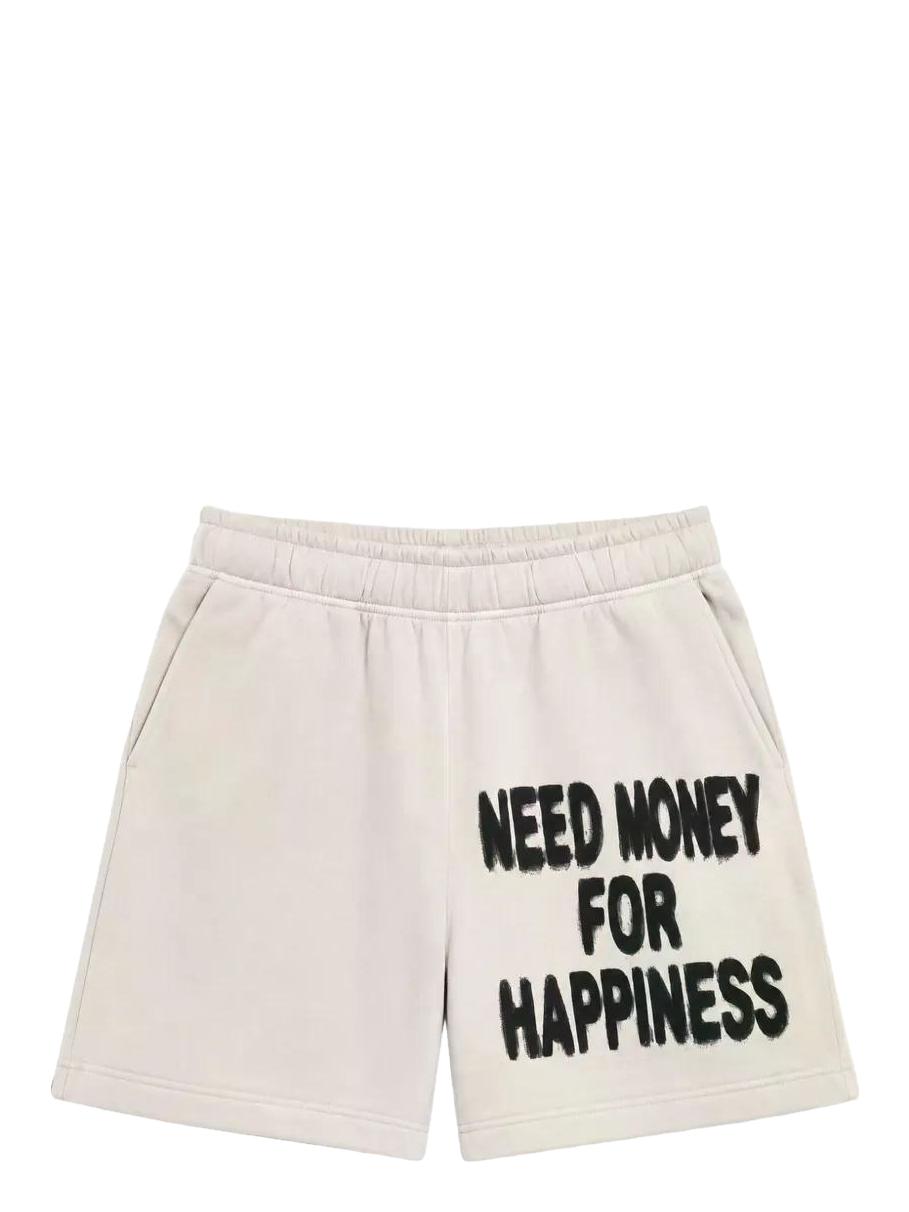 MELT slogan-print cotton shorts