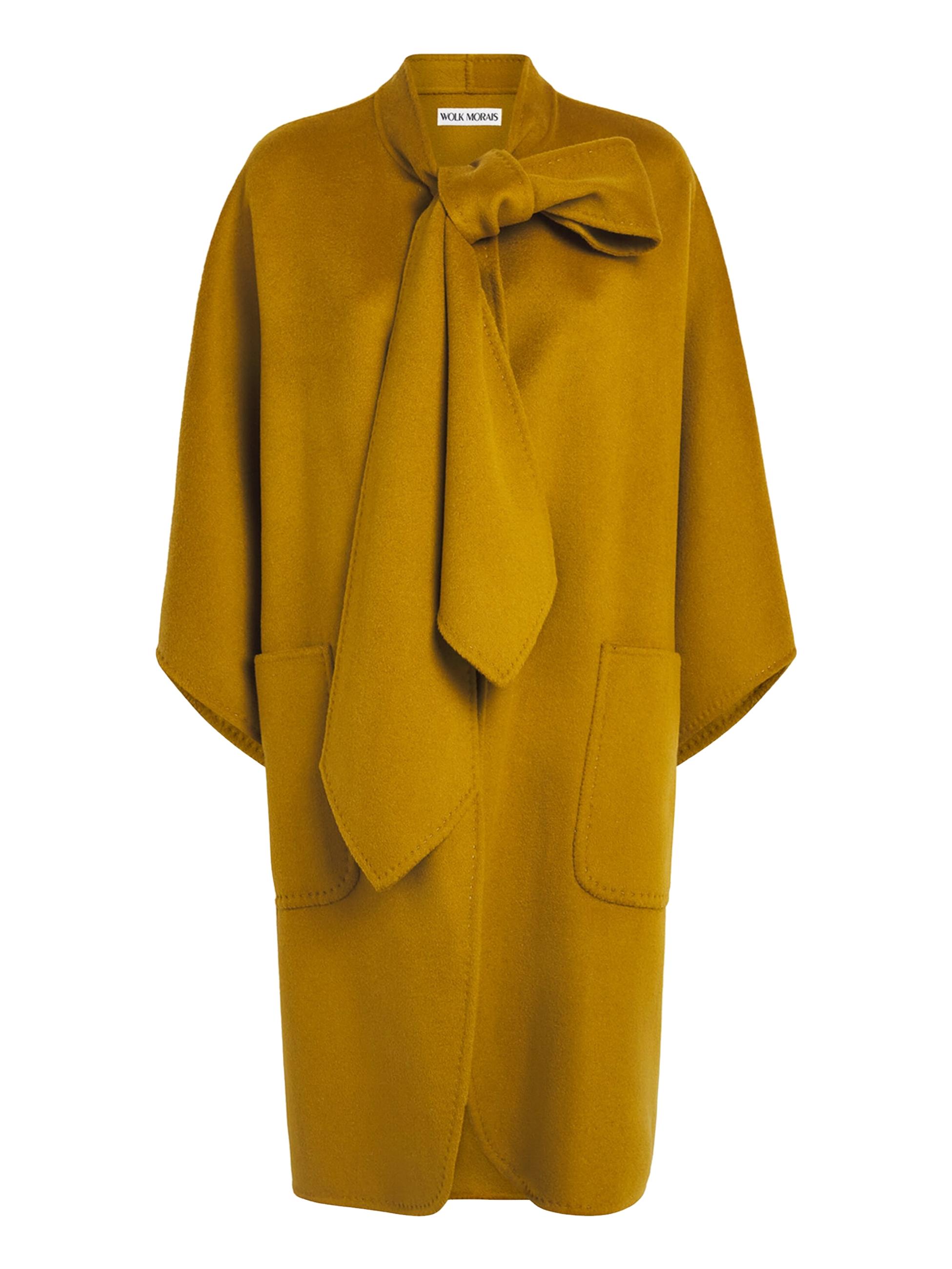 WOLK MORAIS cashmere belleville trench coat