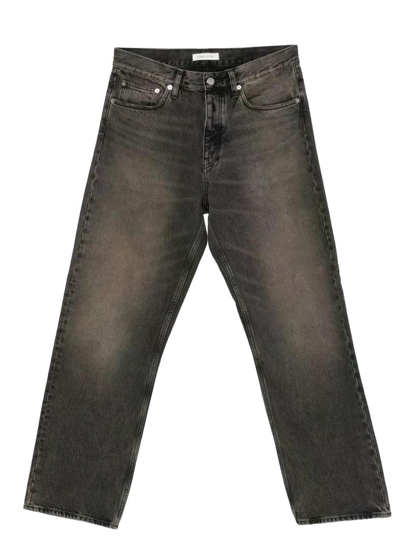 SUNFLOWER faded-effect loose-leg jeans
