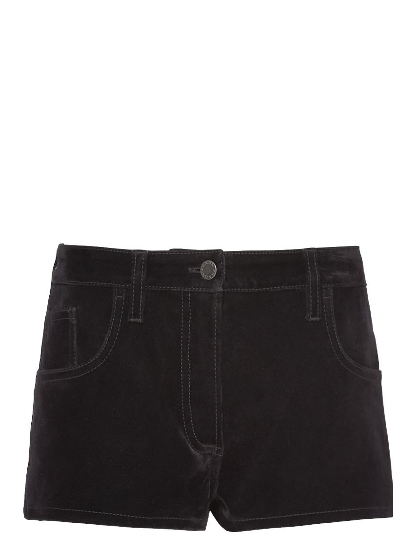 PRADA Velvet denim shorts