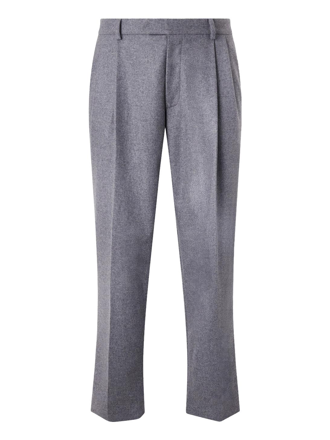GABRIELA HEARST Gabriela Hearst - Arthur Wool and Cashmere-Blend Tapered-Leg Trousers - Men - Gray