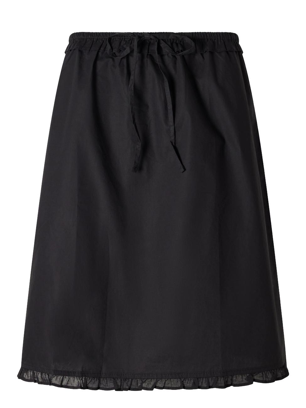 DEIJI STUDIOS One Frill Organic Cotton-poplin Knee-length Skirt