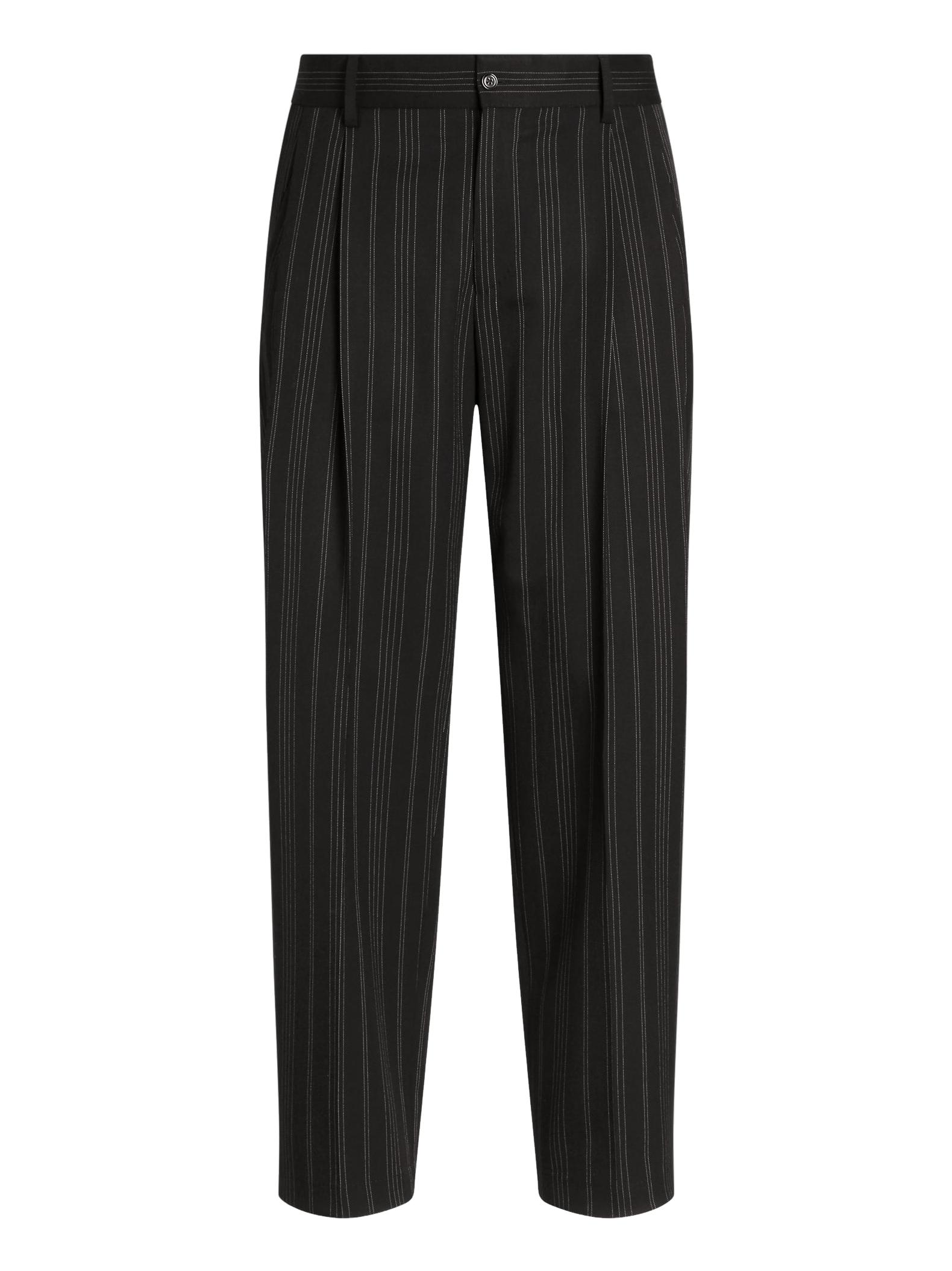 DOLCE & GABBANA pinstripe wool trousers
