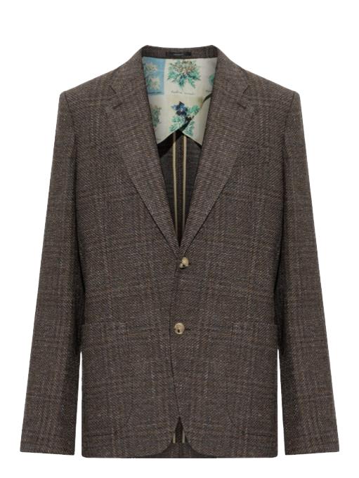 THOM BROWNE Thom Browne Single Slit Coat with Iconic Stripes
