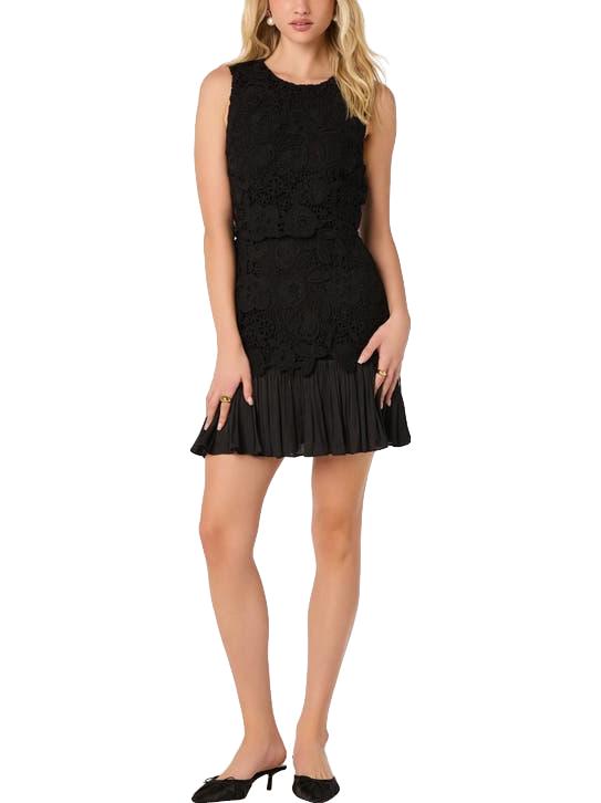 MARANT ETOILE Knitted Cotton Mini Dress