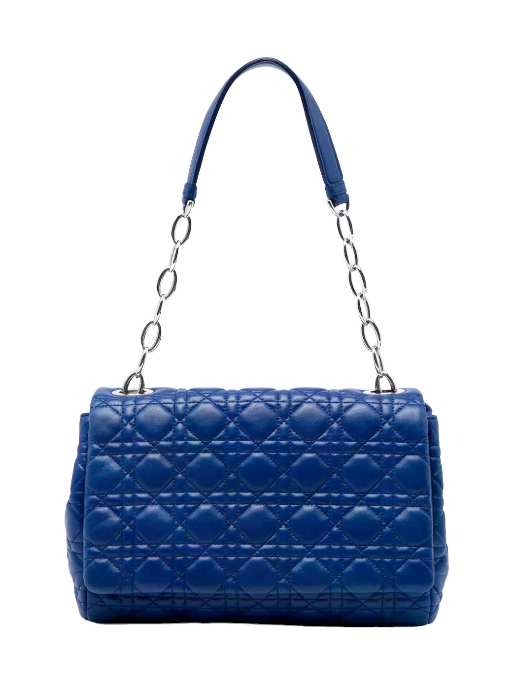 DIOR Christian Dior Lambskin Cannage Lady Dior Satchel