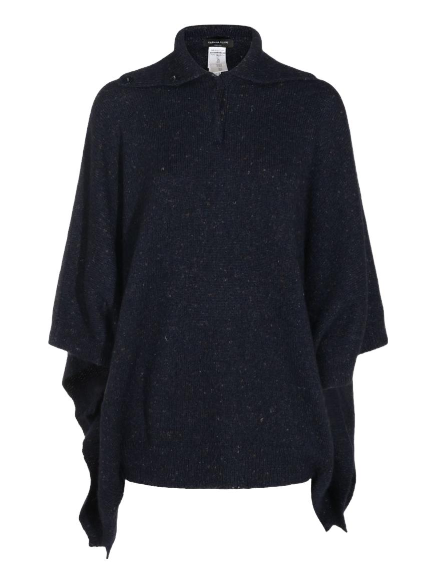 FABIANA FILIPPI Fabiana Filippi Buttoned Collar Cape