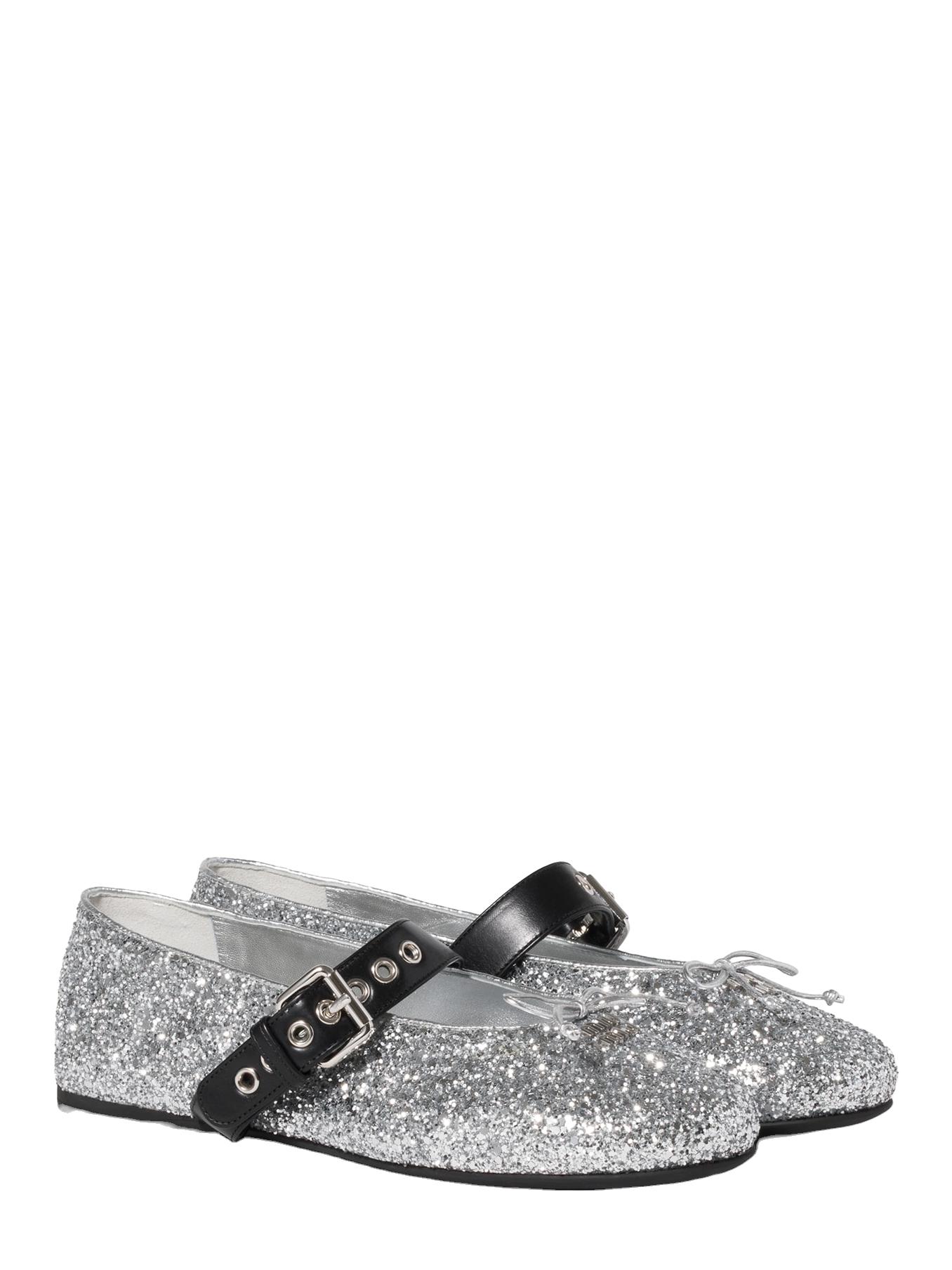 MIU MIU Miu Miu Logo Patch Crewneck T-Shirt