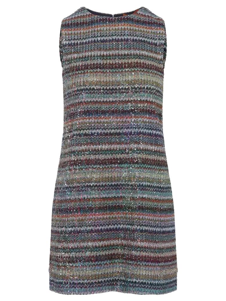 DIOR Christian Dior 2010 Colour-Block Knitted Dress