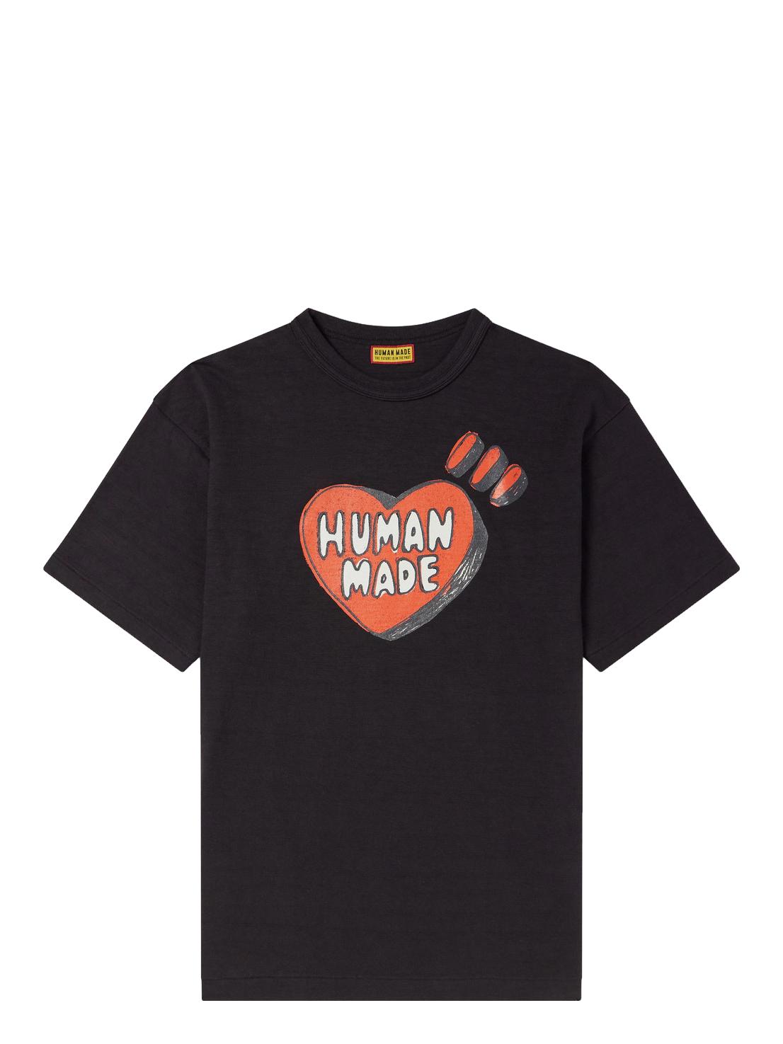 HUMAN MADE Human Made - Printed Cotton-Jersey T-Shirt - Men - Black - S