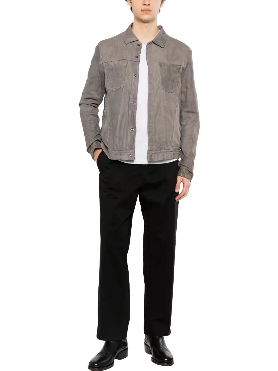 GIORGIO BRATO washed leather jacket