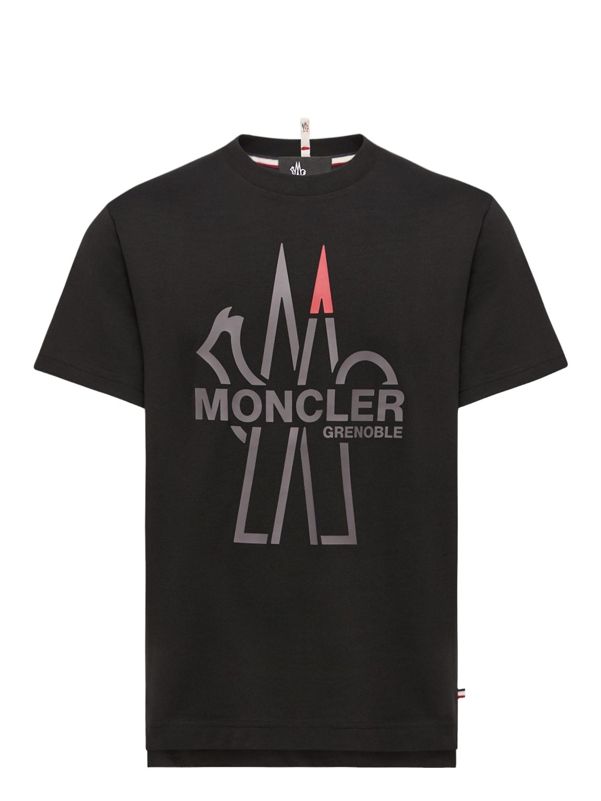 MONCLER straight leg cotton pants