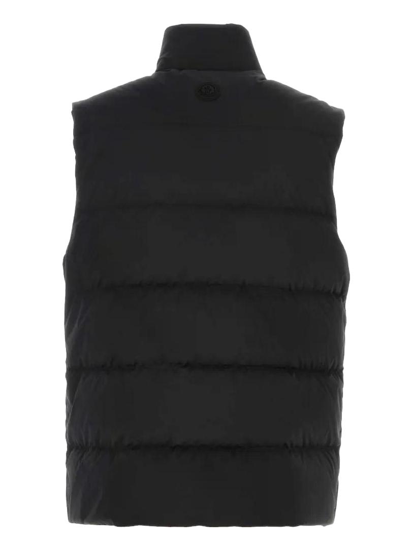 MONCLER collar-trim polo shirt