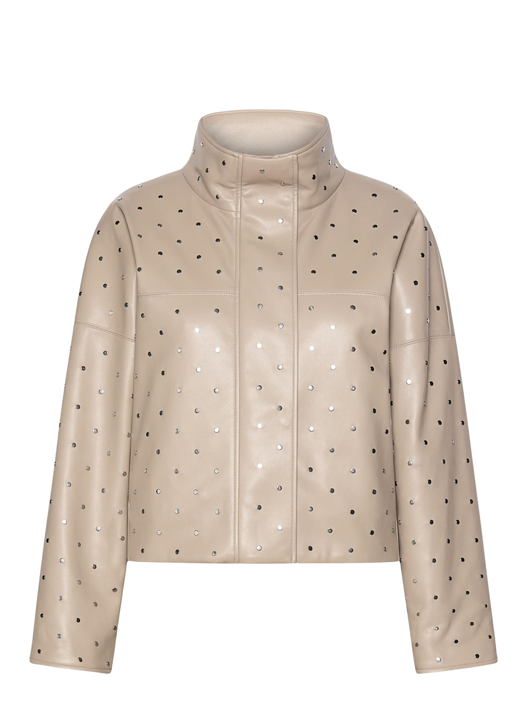 MARELLA faux leather studded jacket