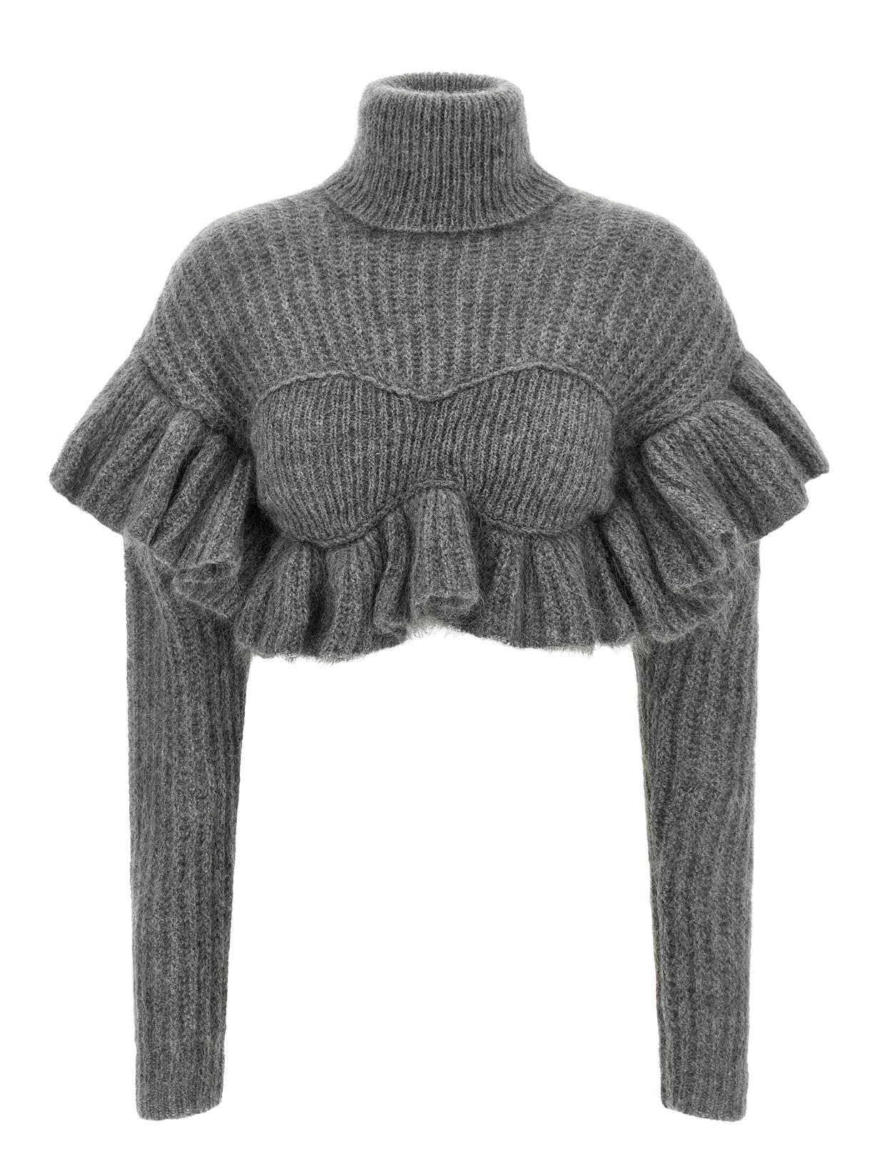 ALAÏA Alaïa Mohair and Wool-Blend Midi Skirt