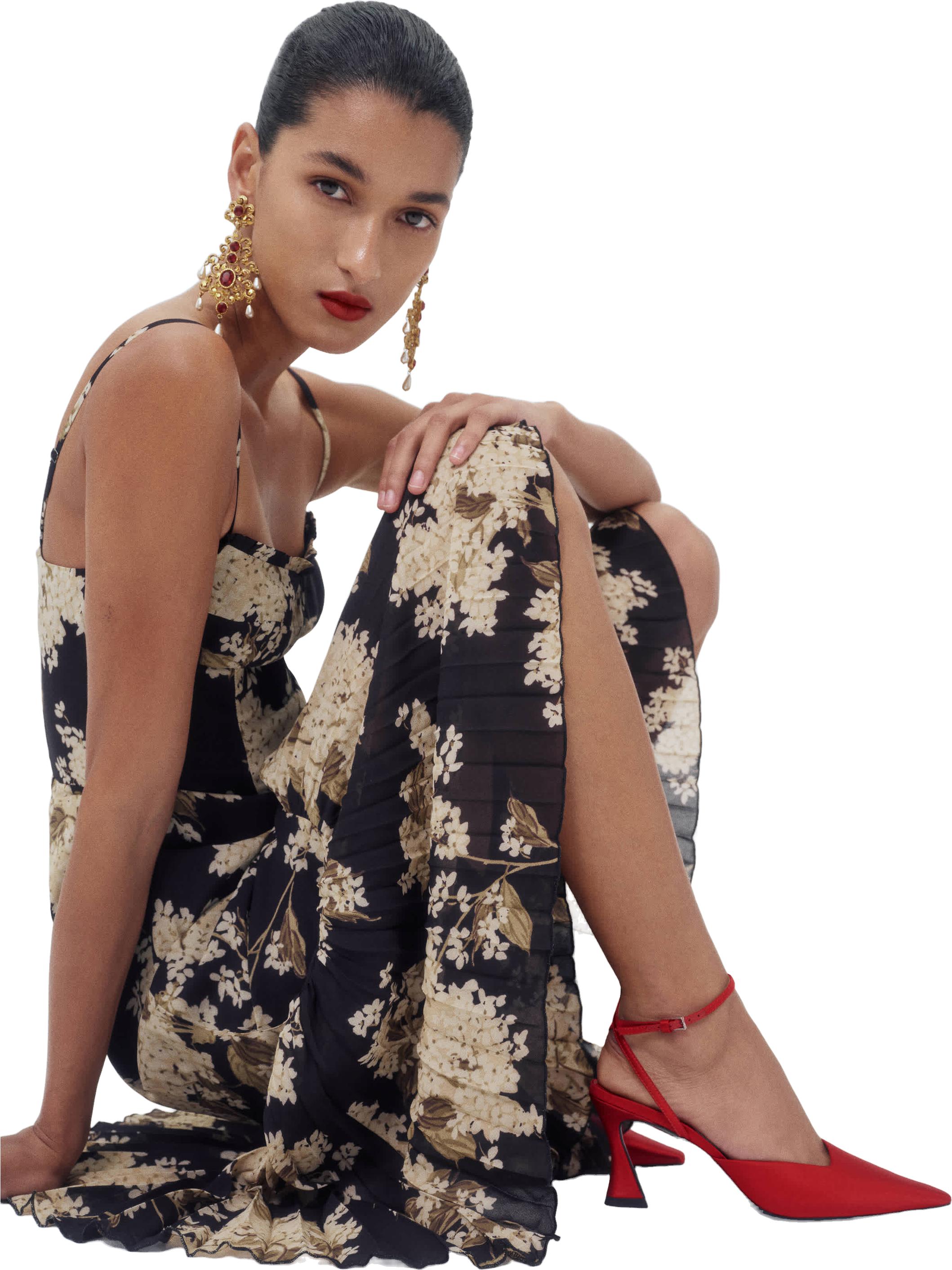 REFORMATION natasha pump textile