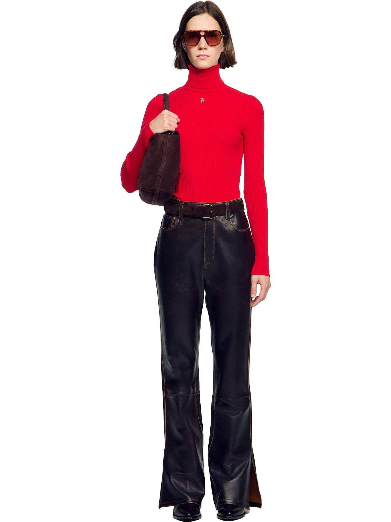 VALENTINO Valentino Crepe Couture Wide-Leg Pants
