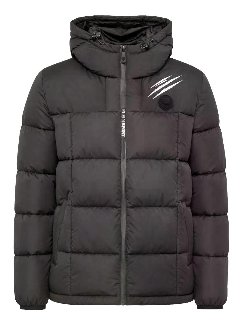 PLEIN SPORT thunder hooded puffer jacket