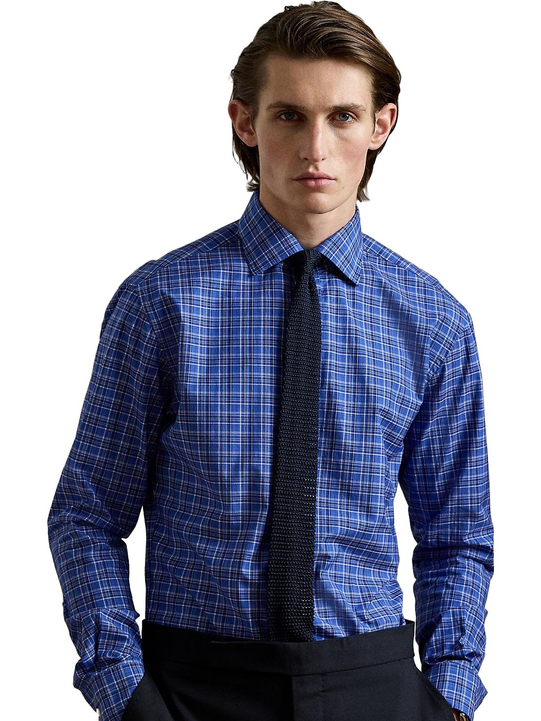 RALPH LAUREN mini-plaid shirt