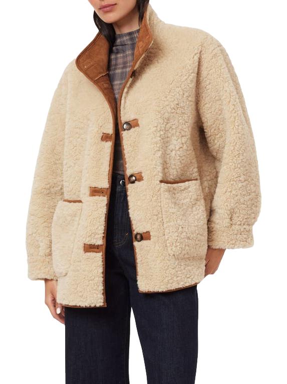 UGG UGG(r) Emmersyn Braid Trim Fleece Coat