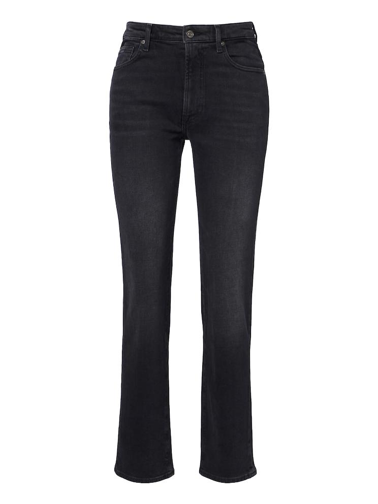 HUE Slit Hem Denim Leggings
