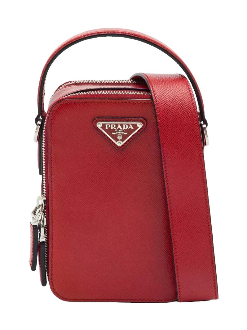 PRADA Prada Sidonie City Calf Leather Crossbody Bag