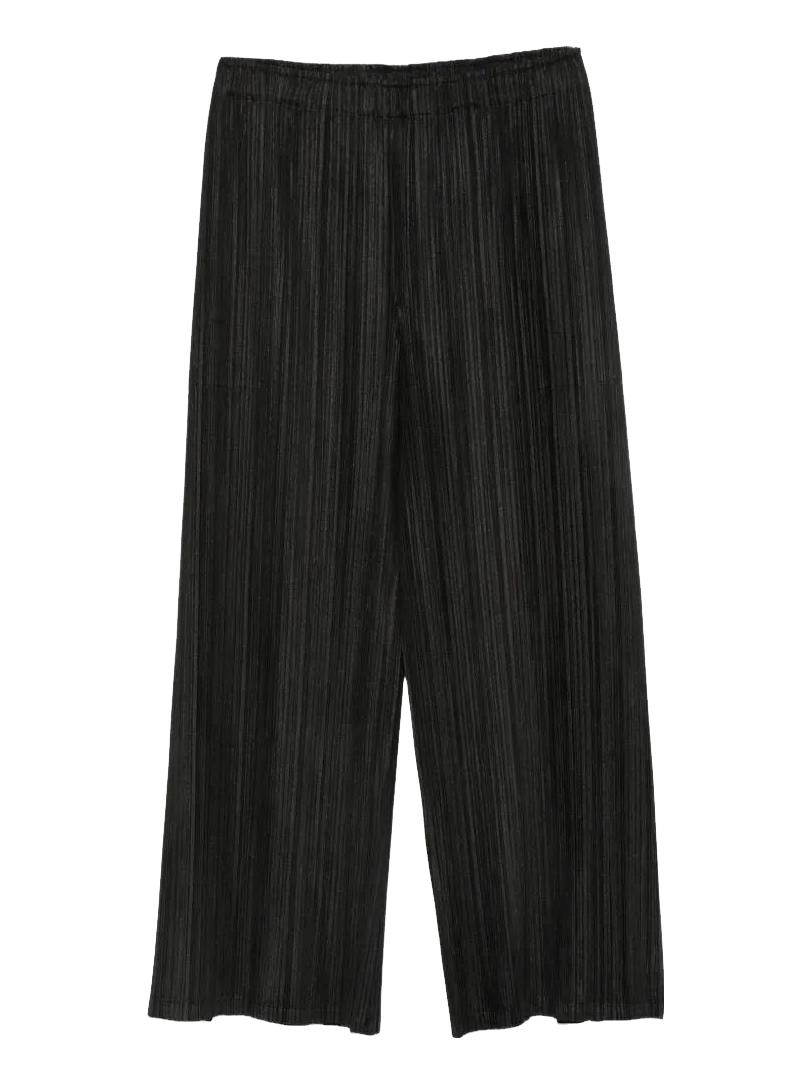 ISSEY MIYAKE Basics Pleated Funnel Neck Top