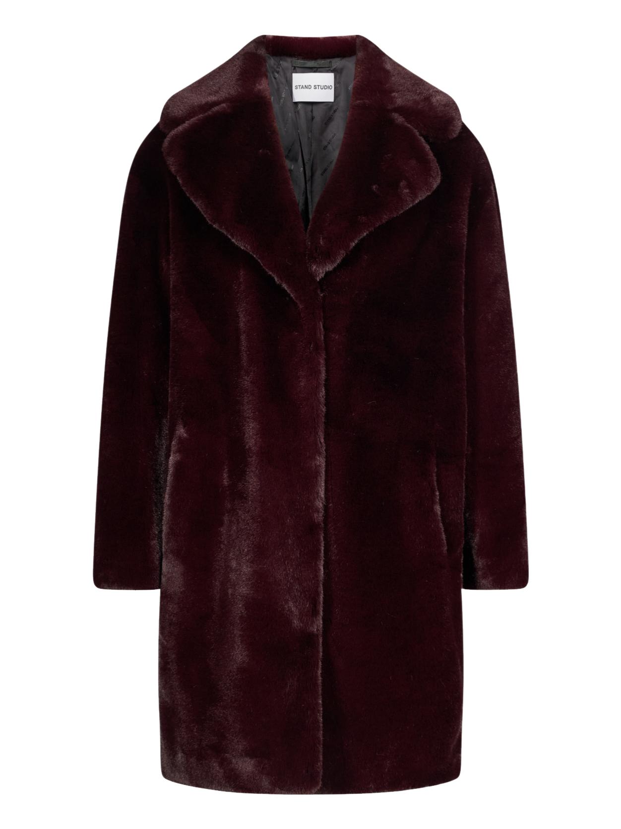 STAND STUDIO Stand Studio Camille Faux Fur Teddy Coat