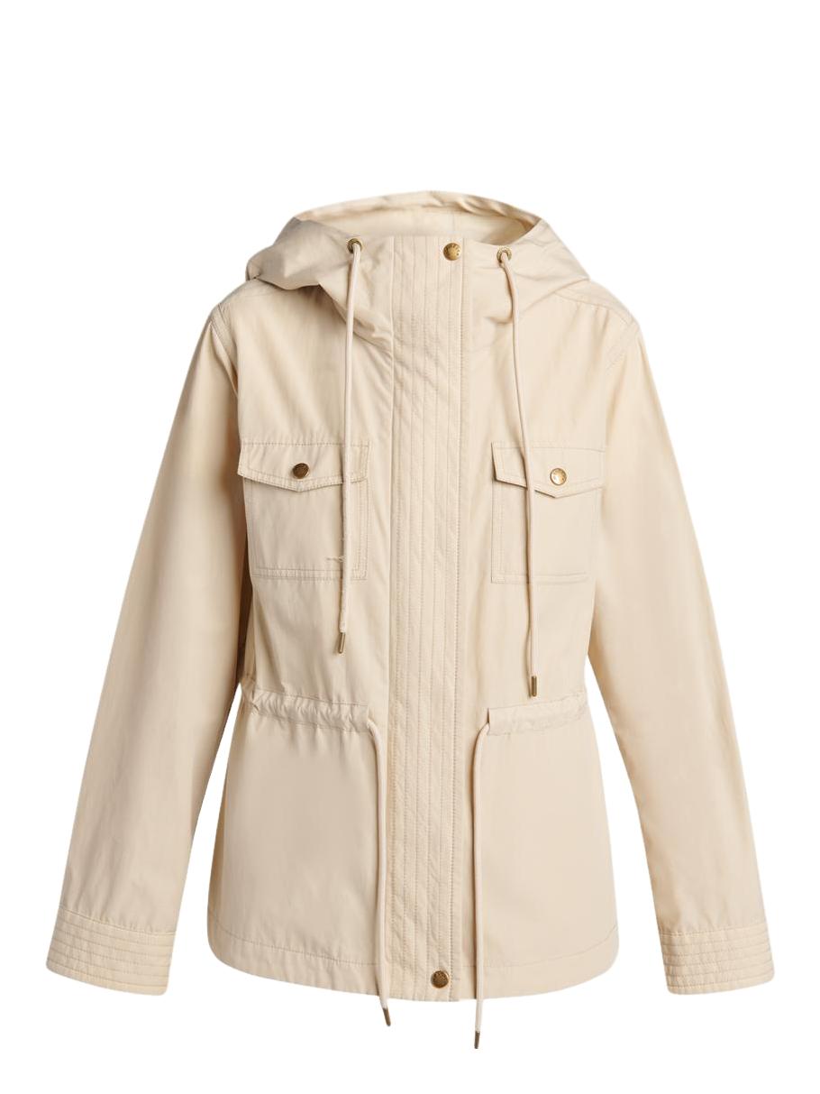 MONCLER serin hooded cotton-blend parka
