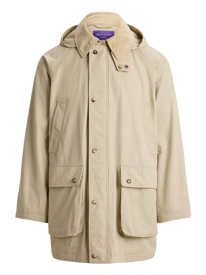 RALPH LAUREN PURPLE LABEL ventile-twill car coat